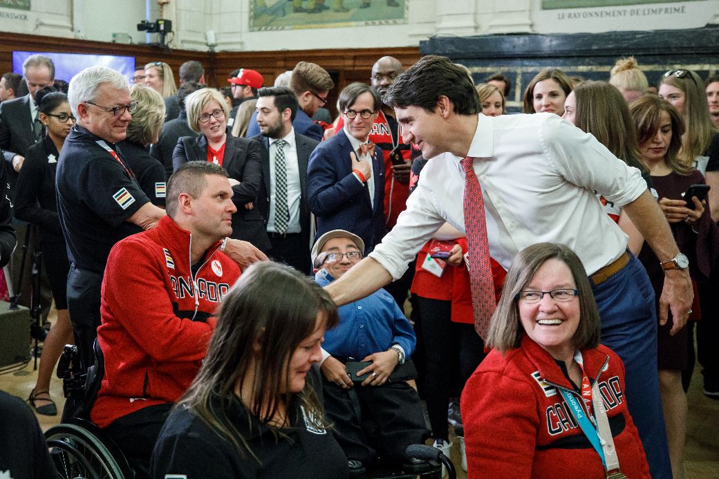 Prime Minister Trudeau meets with Canada's Olympians and Paralympians ... Prime Minister Trudeau meets with Canada's Olympians and Paralympians ...