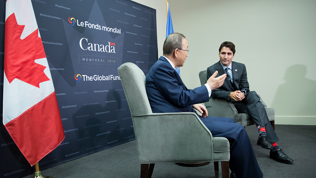 Prime Minister Justin Trudeau meets with the Secretary General of the ...