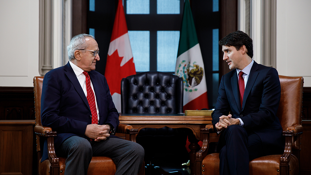 Prime Minister Justin Trudeau meets with Mexican Undersecretary for ...