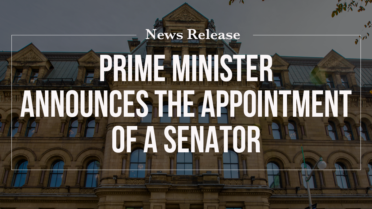 Prime Minister announces the appointment of a Senator | Prime Minister ...