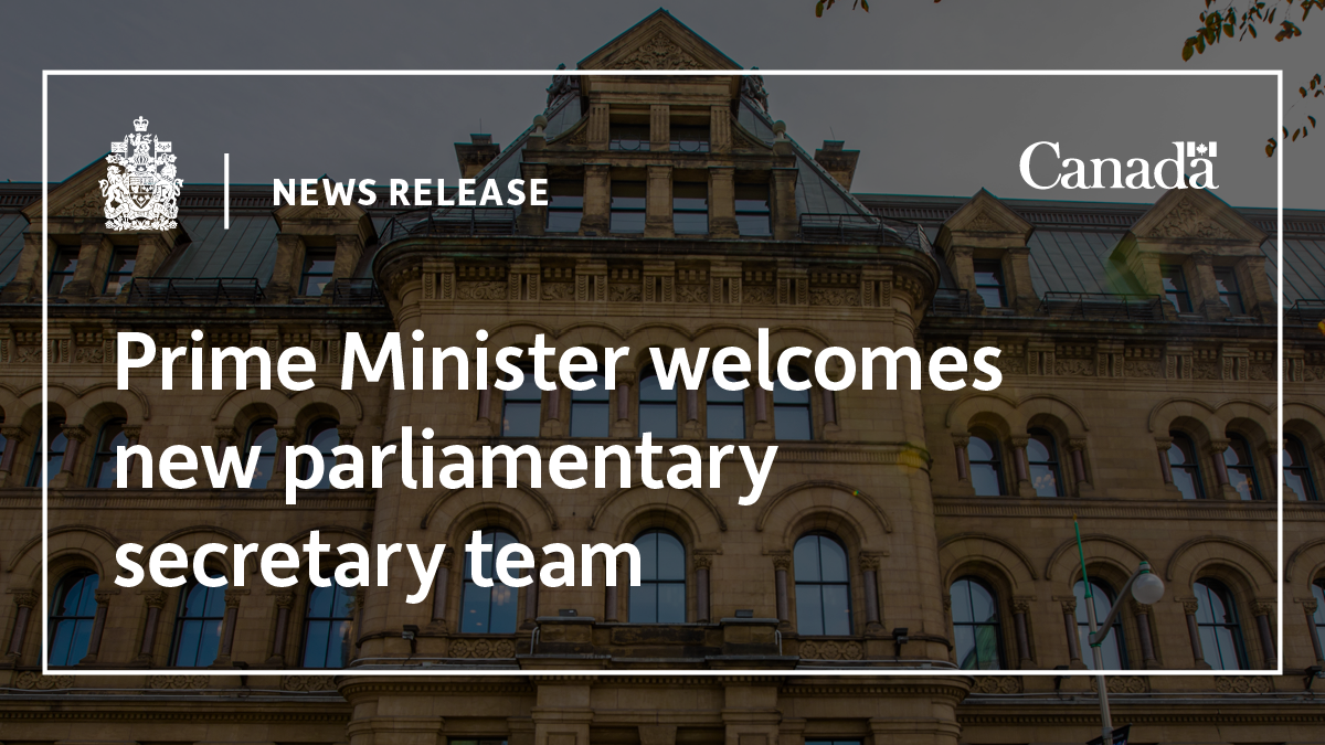 Prime Minister welcomes new parliamentary secretary team | Prime ...