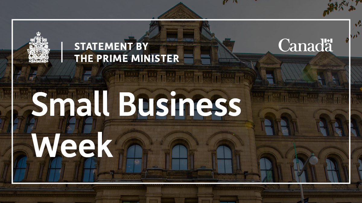 Statement by the Prime Minister on Small Business Week | Prime Minister ...