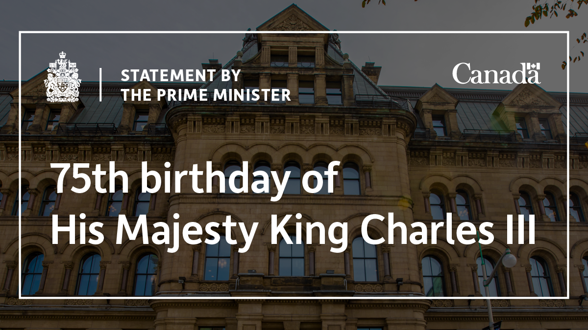 Statement by the Prime Minister on the 75th birthday of His Majesty ...