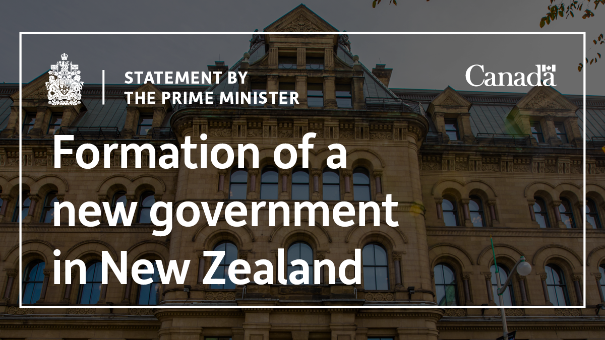 Statement by the Prime Minister on the formation of a new government in ...