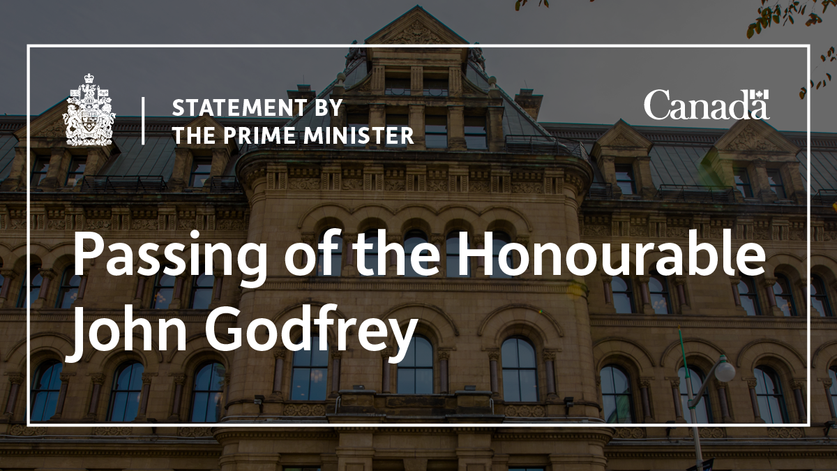 Statement by the Prime Minister on the passing of the Honourable John ...