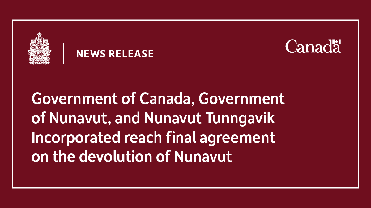 Government of Canada, Government of Nunavut, and Nunavut Tunngavik ...