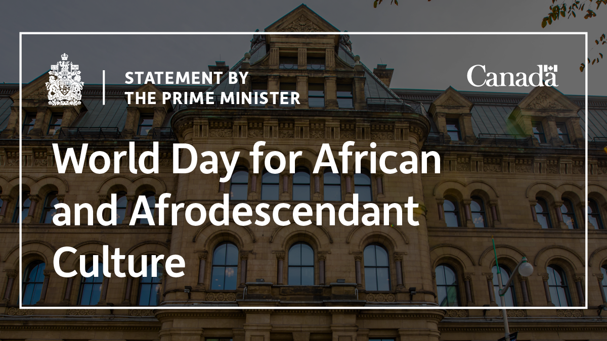 Statement by the Prime Minister on World Day for African and ...