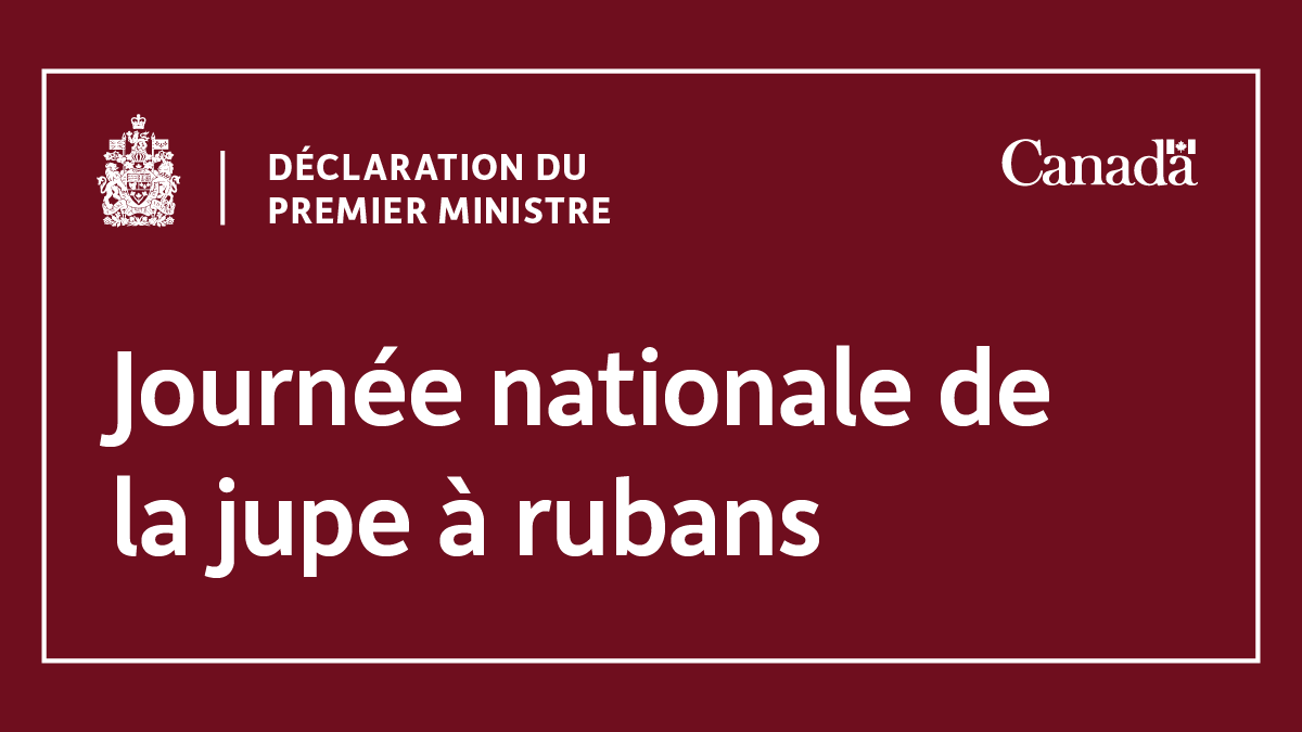Déclaration du premier ministre à l’occasion de la Journée nationale de ...