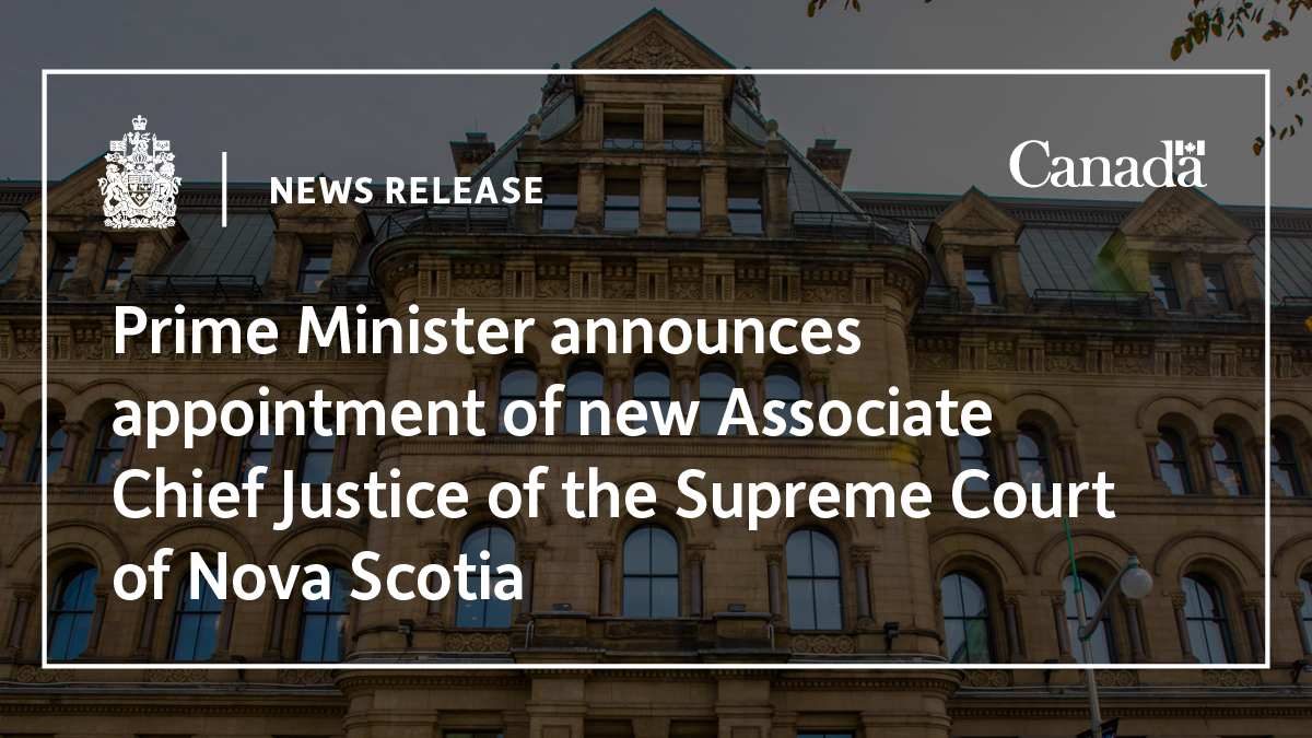 Prime Minister announces appointment of new Associate Chief Justice of ...