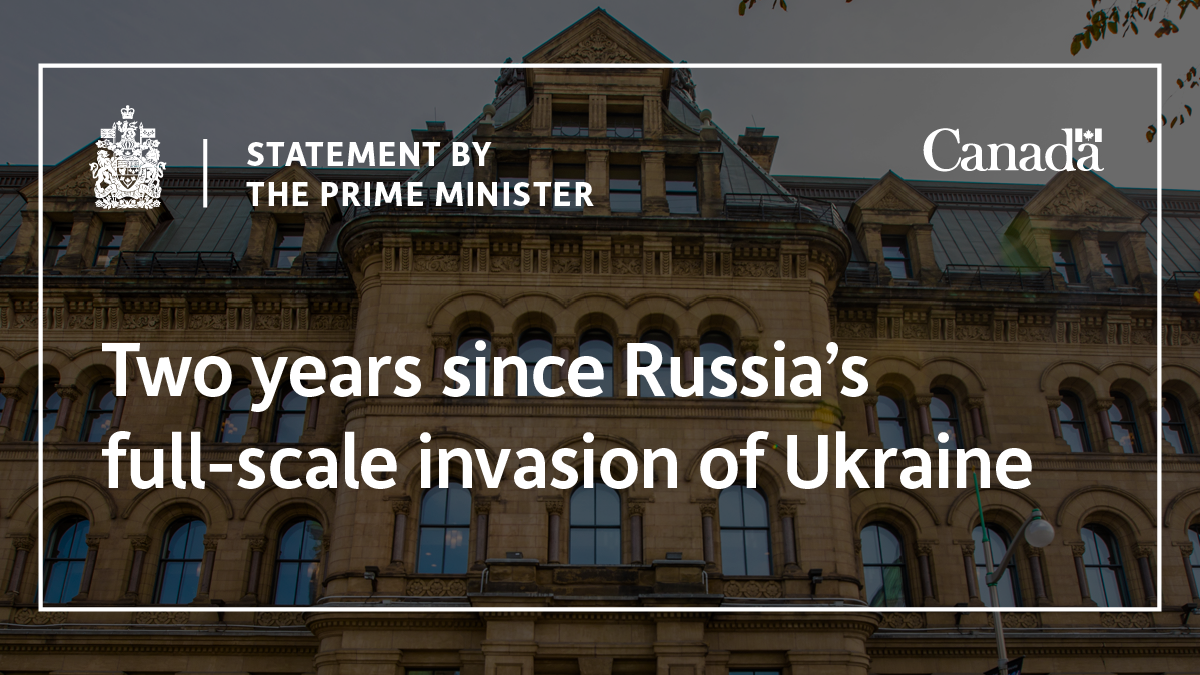 Statement by the Prime Minister marking two years since Russia’s full ...