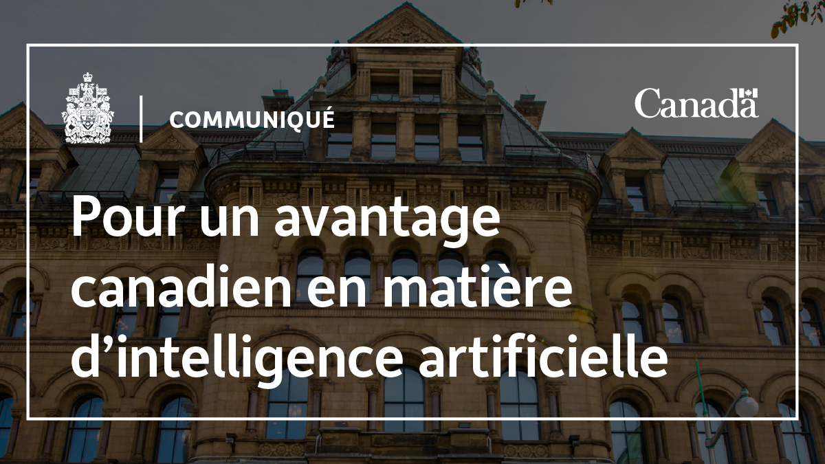 Pour un avantage canadien en matière d’intelligence artificielle ...