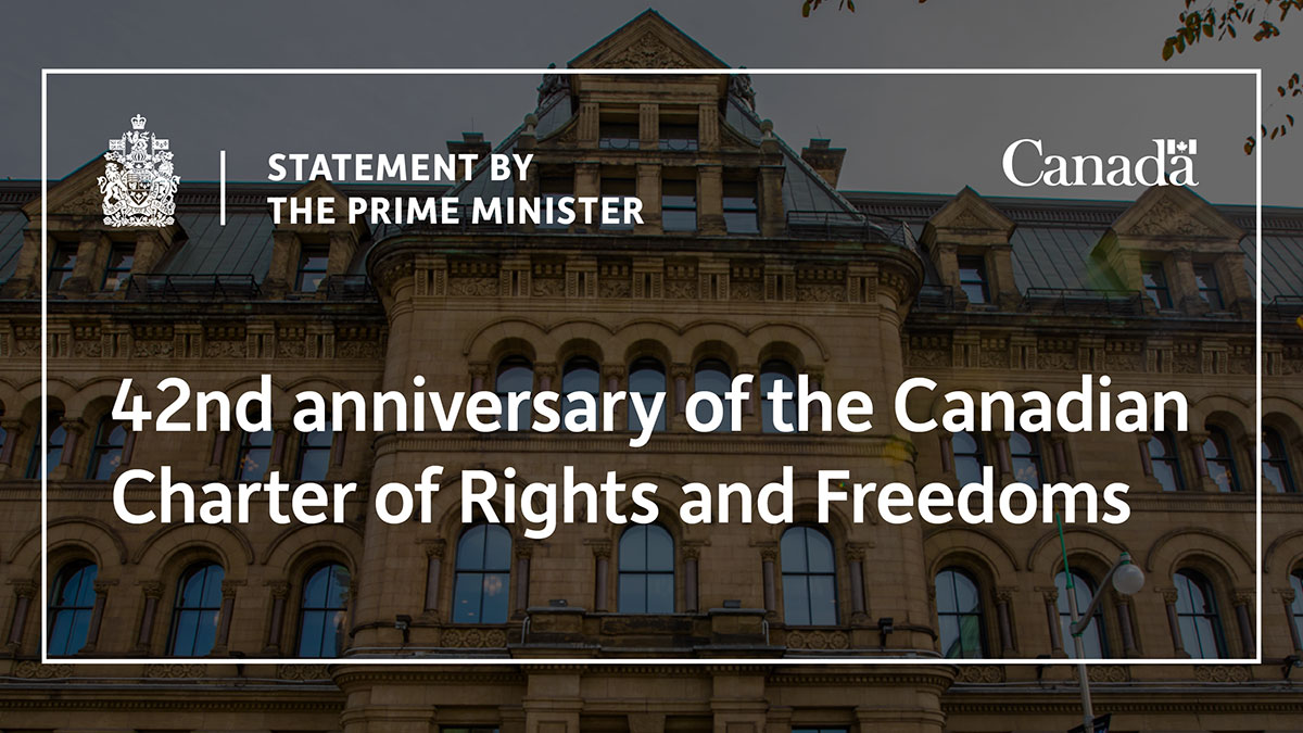 Statement by the Prime Minister on the 42nd anniversary of the Canadian ...