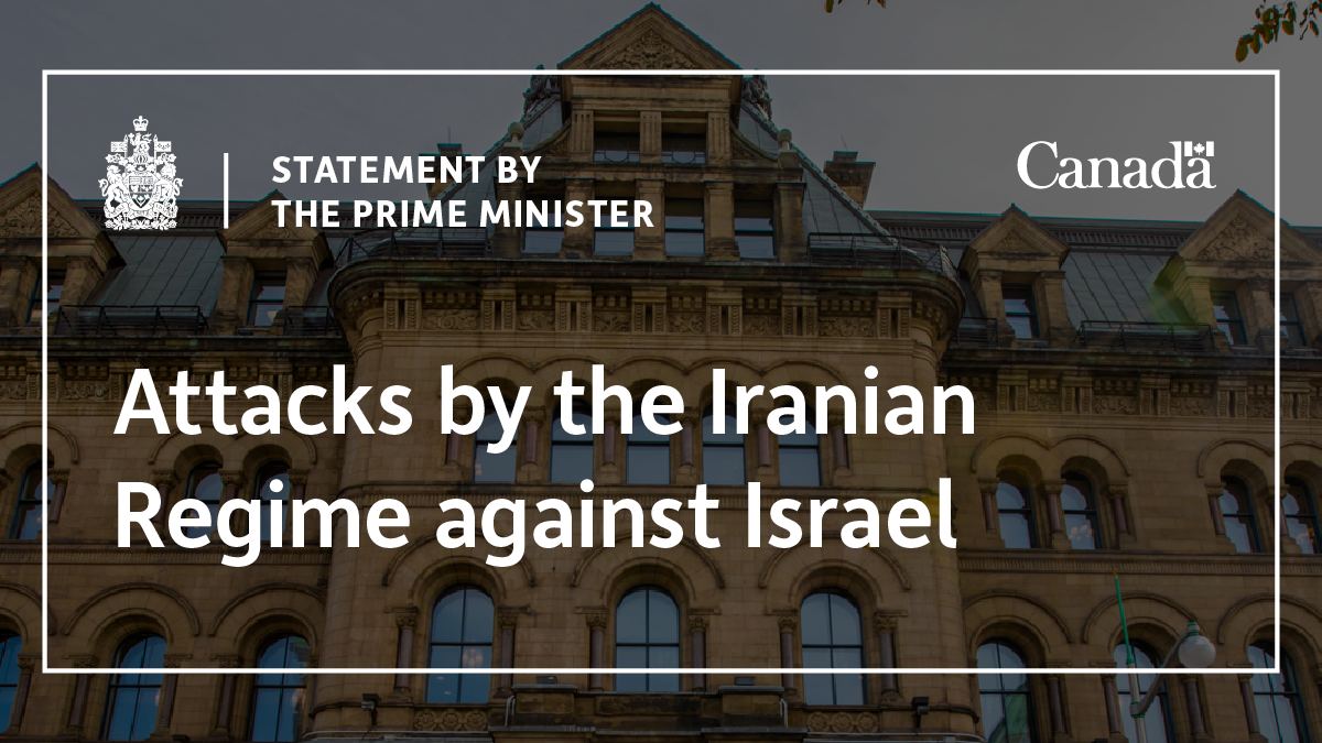 Statement by the Prime Minister on the attacks by the Iranian regime ...