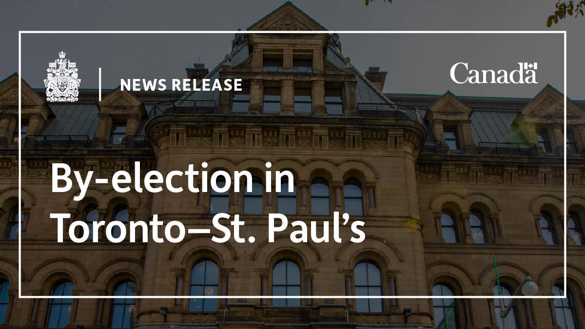 Prime Minister announces by-election in Toronto—St. Paul’s | Prime ...