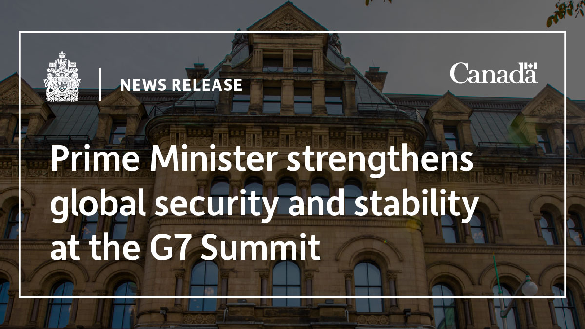 Prime Minister strengthens global security and stability at the G7 ...