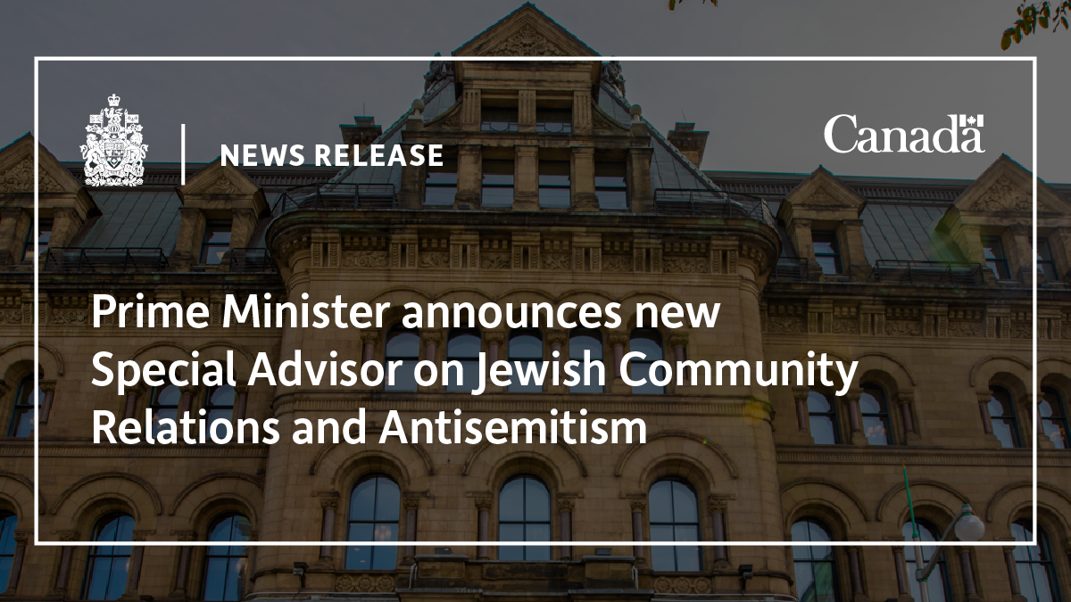 Prime Minister announces new Special Advisor on Jewish Community ...