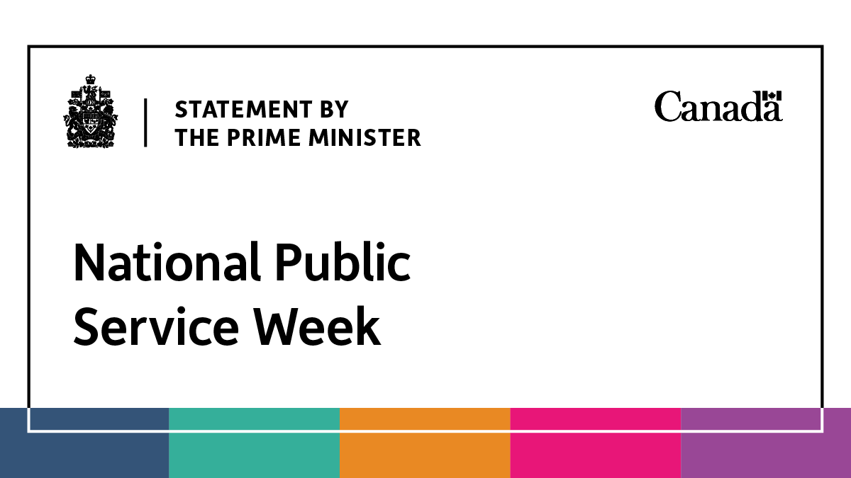 Statement by the Prime Minister on National Public Service Week | Prime Minister of Canada
