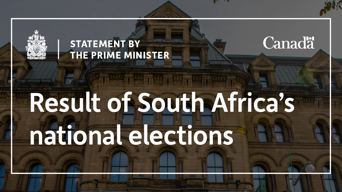 Statement by the Prime Minister on the result of South Africa’s ...