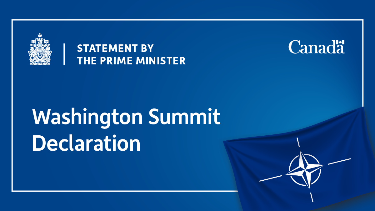 Washington Summit Declaration | Prime Minister of Canada