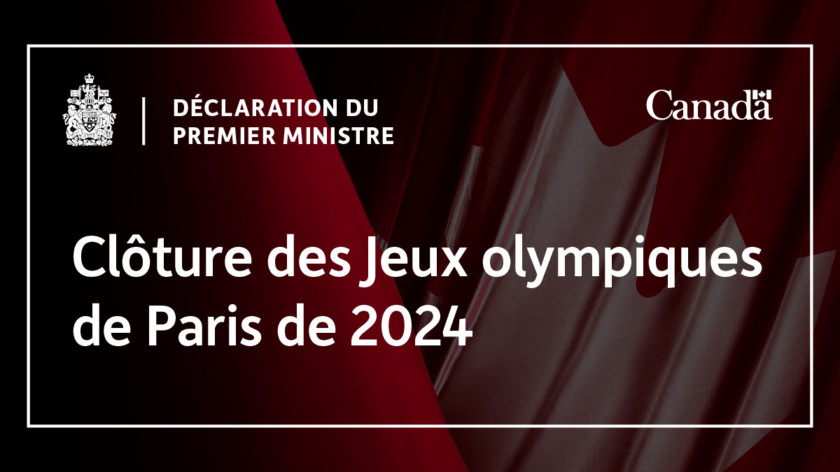 Déclaration du premier ministre à l’occasion de la clôture des Jeux ...