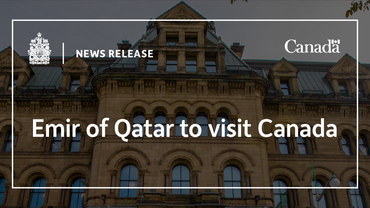 Emir of Qatar to visit Canada - EIN Presswire