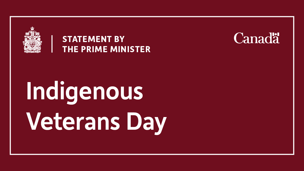 Statement by the Prime Minister on Indigenous Veterans Day | Prime ...