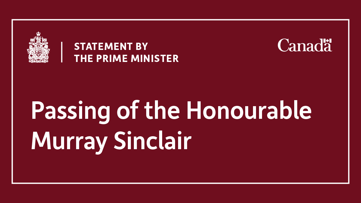 Statement by the Prime Minister on the passing of the Honourable Murray ...