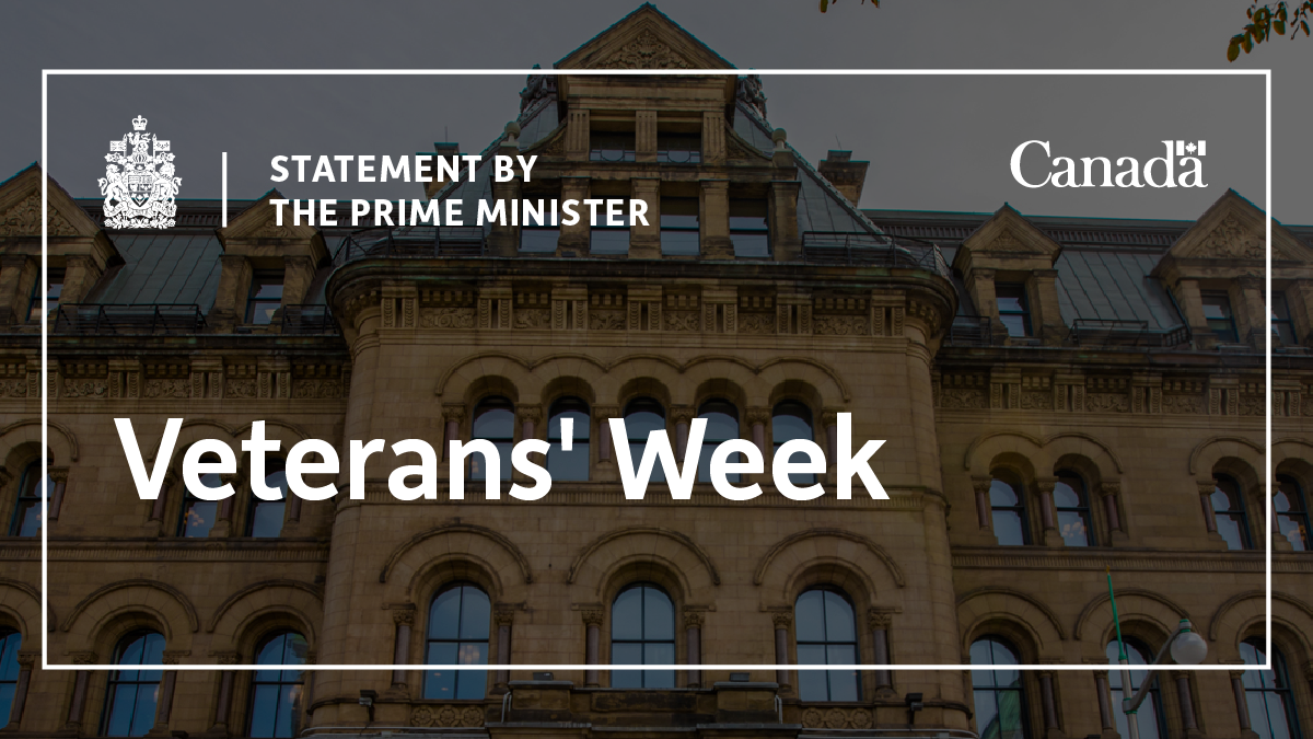 Statement by the Prime Minister on Veterans’ Week | Prime Minister of ...