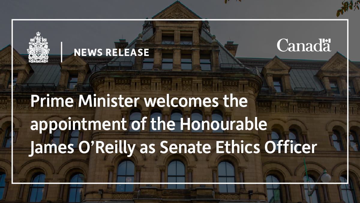 Prime Minister welcomes the appointment of the Honourable James O ...
