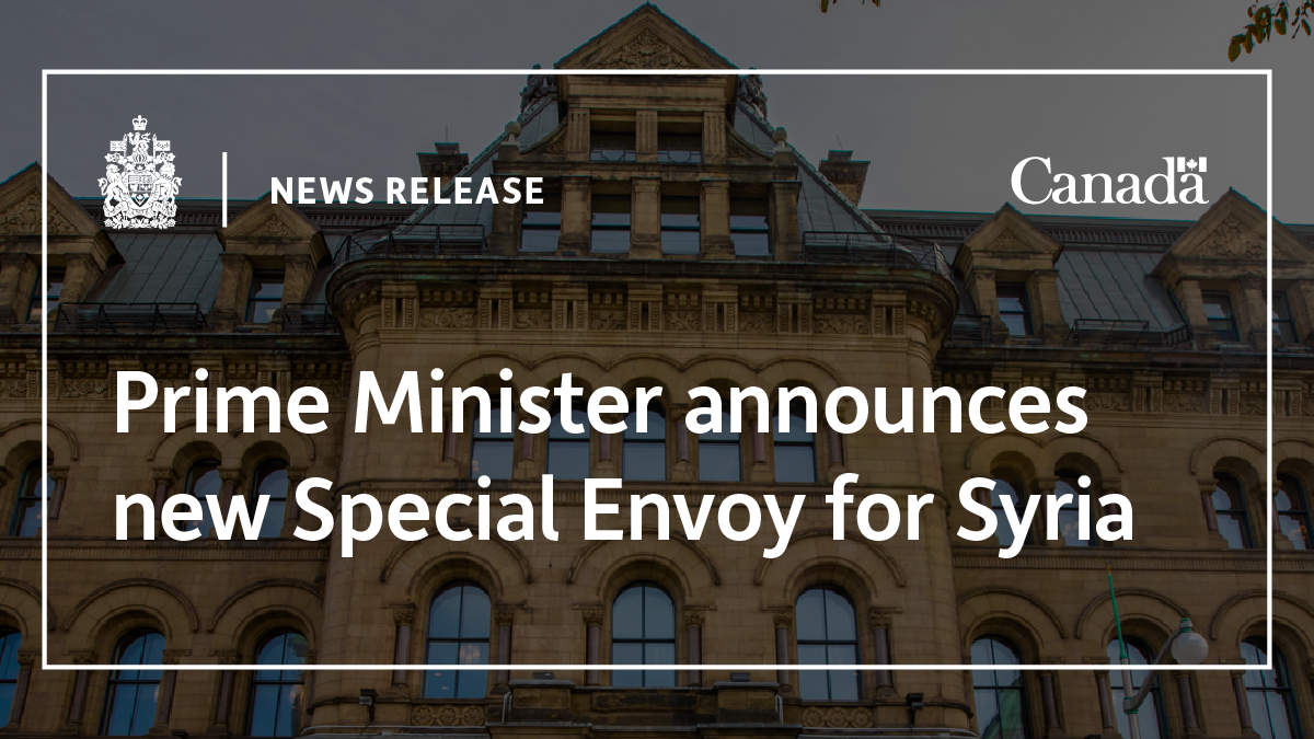 Prime Minister announces new Special Envoy for Syria | Prime Minister ...