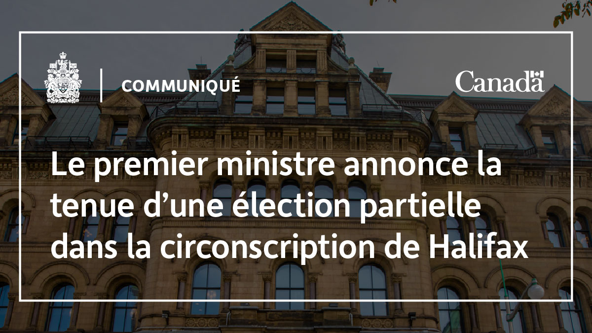Le premier ministre annonce la tenue d’une élection partielle dans la ...