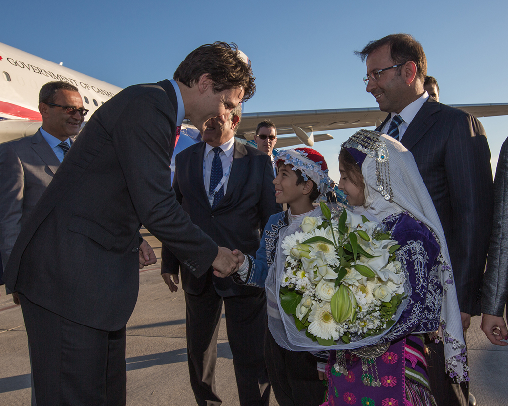 Prime Minister Justin Trudeau arrives in Antalya, Turkey to attend the ...