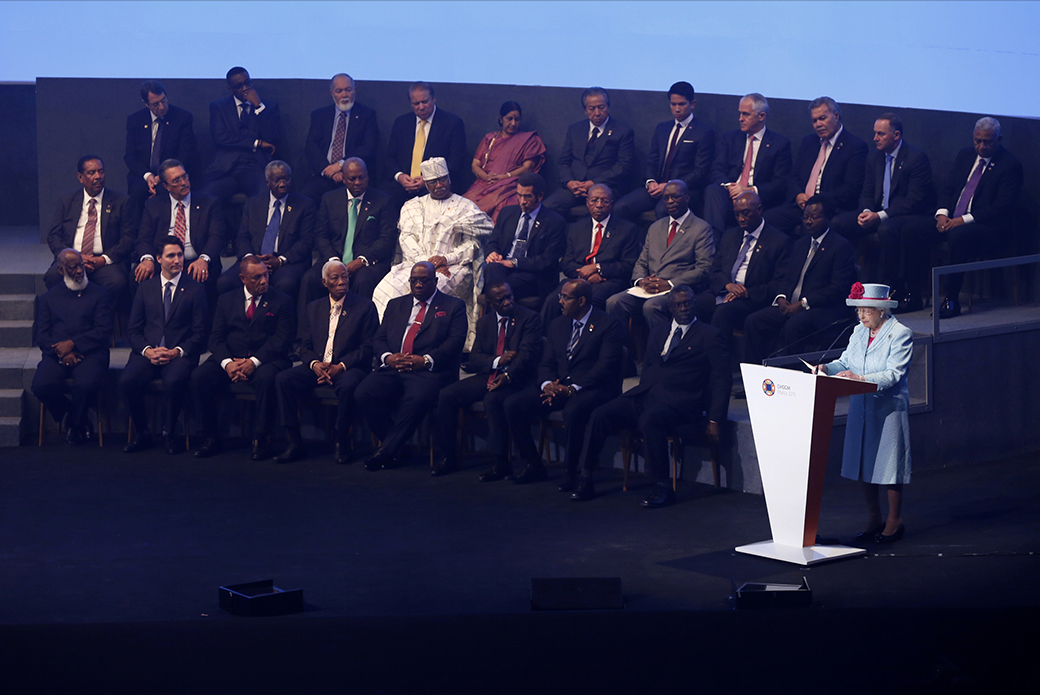 Prime Minister Justin Trudeau participates in the Commonwealth Heads of ...