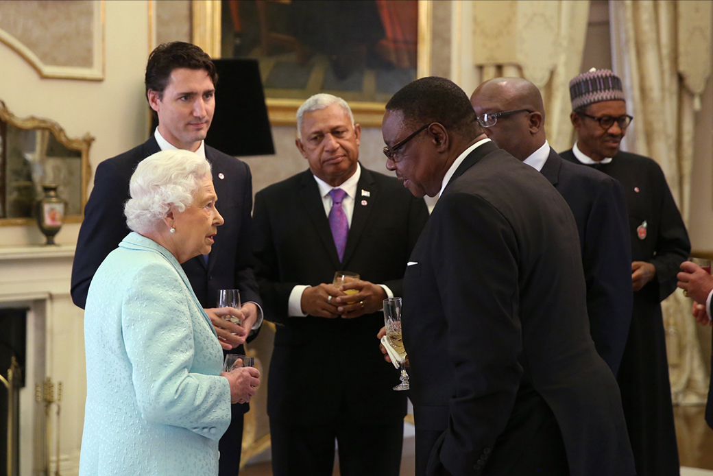 Prime Minister Justin Trudeau participates in the Commonwealth Heads of ...