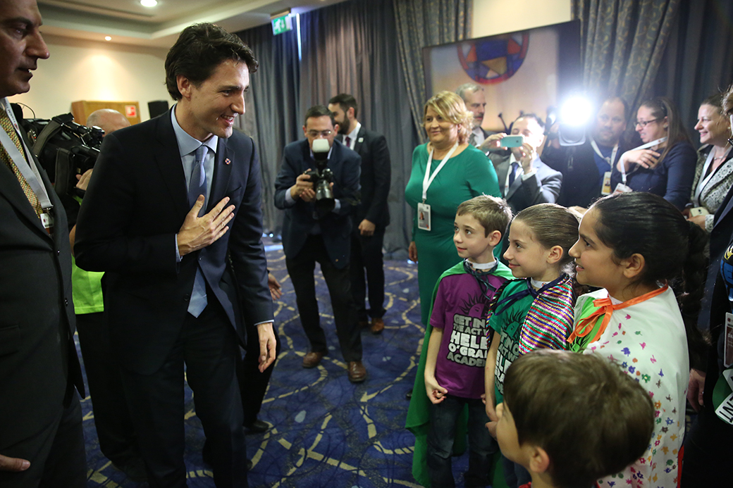 Prime Minister Justin Trudeau participates in the Commonwealth Heads of ...