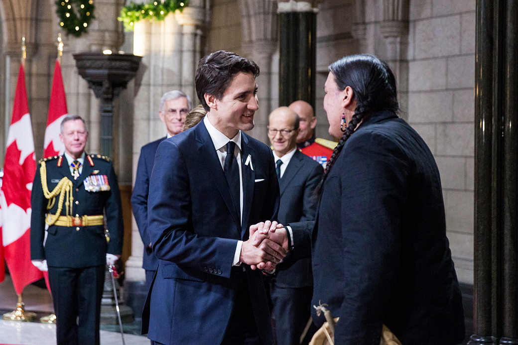 Prime Minister Justin Trudeau participates in the Speech from the ...