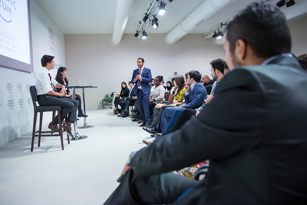 Prime Minister Justin Trudeau attends the World Economic Forum (WEF) in ...