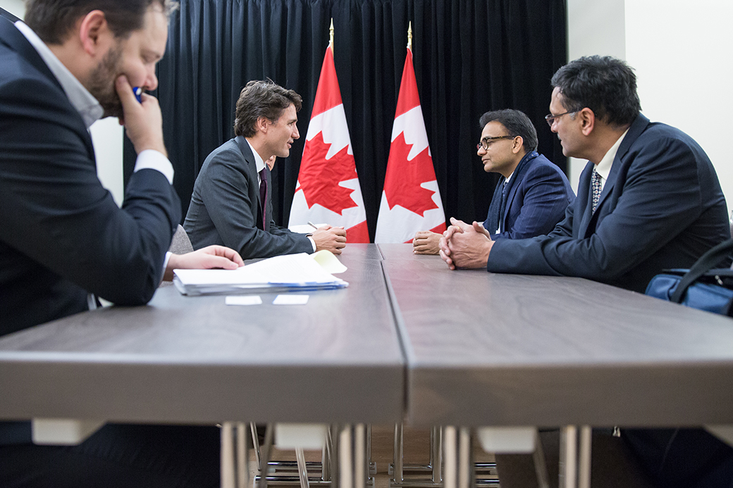 Prime Minister Justin Trudeau attends the World Economic Forum (WEF) in ...