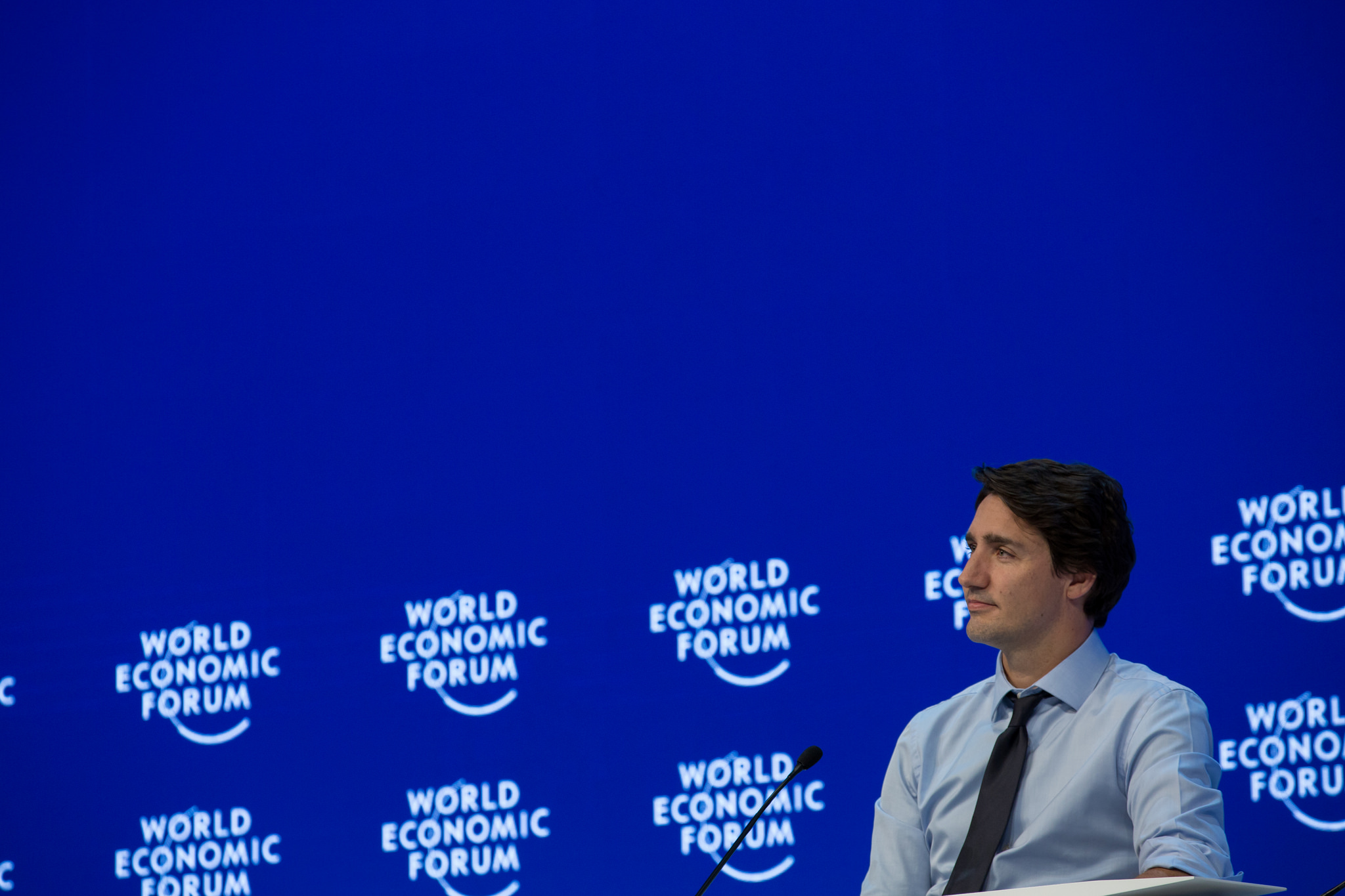 Prime Minister Justin Trudeau attends the World Economic Forum (WEF) in ...