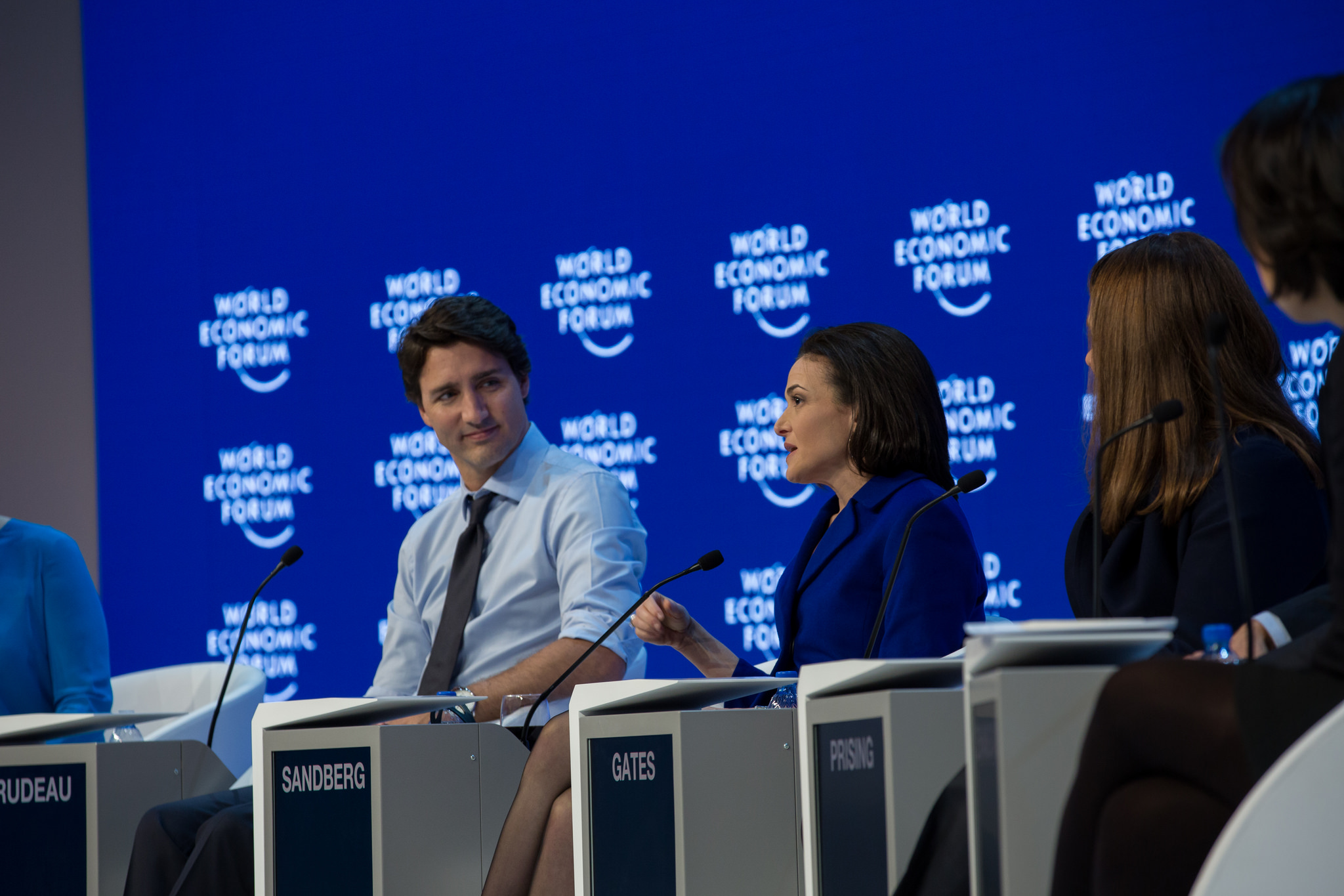 Prime Minister Justin Trudeau attends the World Economic Forum (WEF) in ...