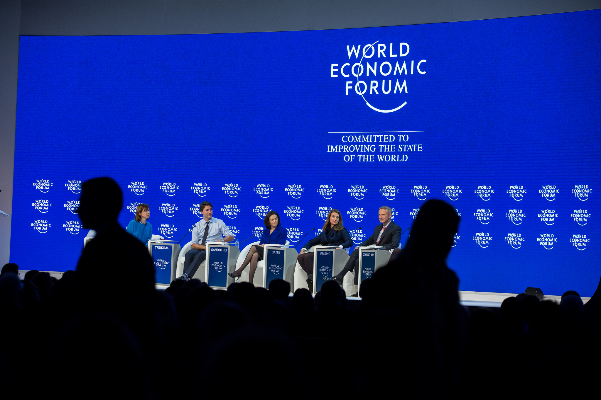 Prime Minister Justin Trudeau attends the World Economic Forum (WEF) in ...