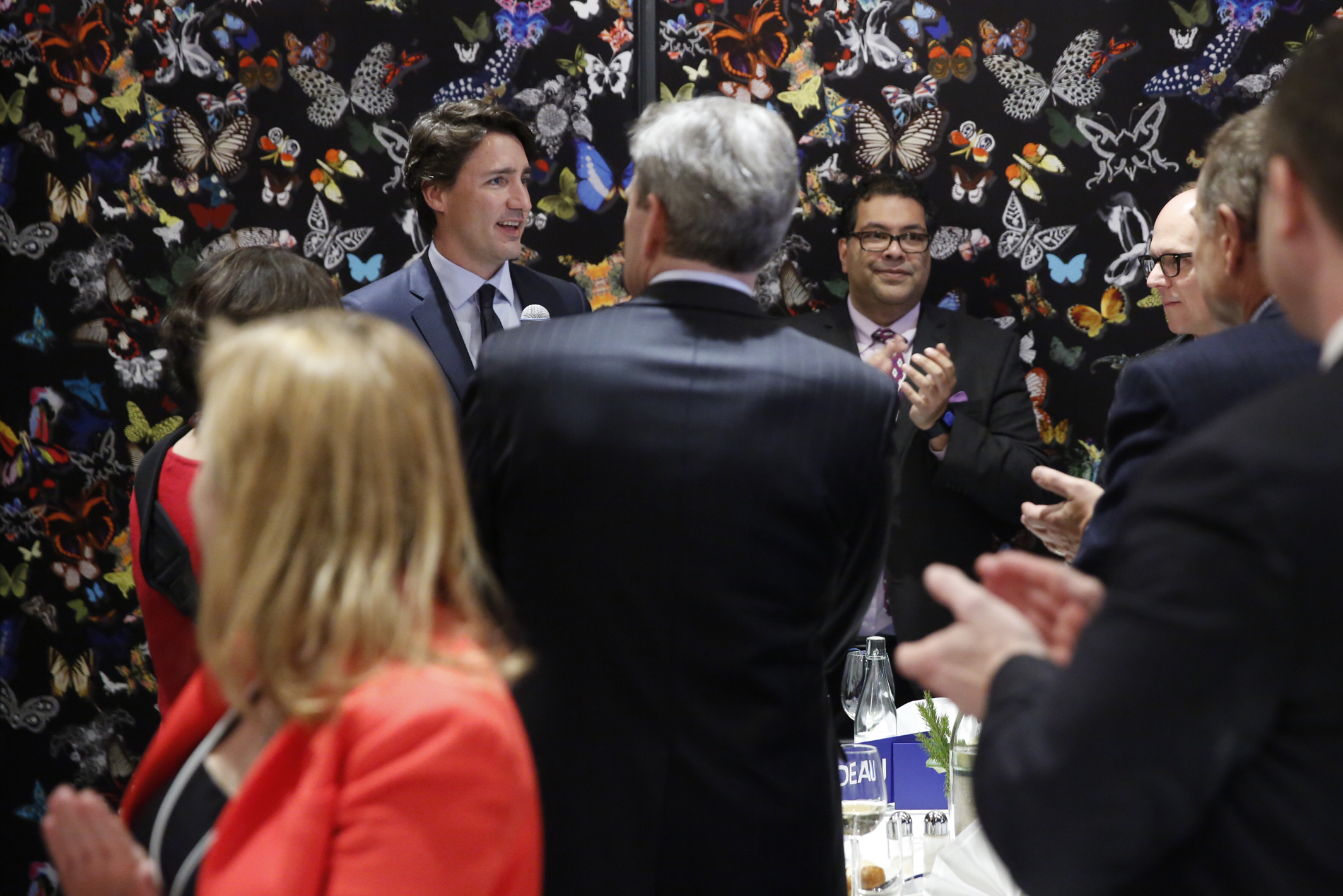Prime Minister Justin Trudeau attends the World Economic Forum (WEF) in ...