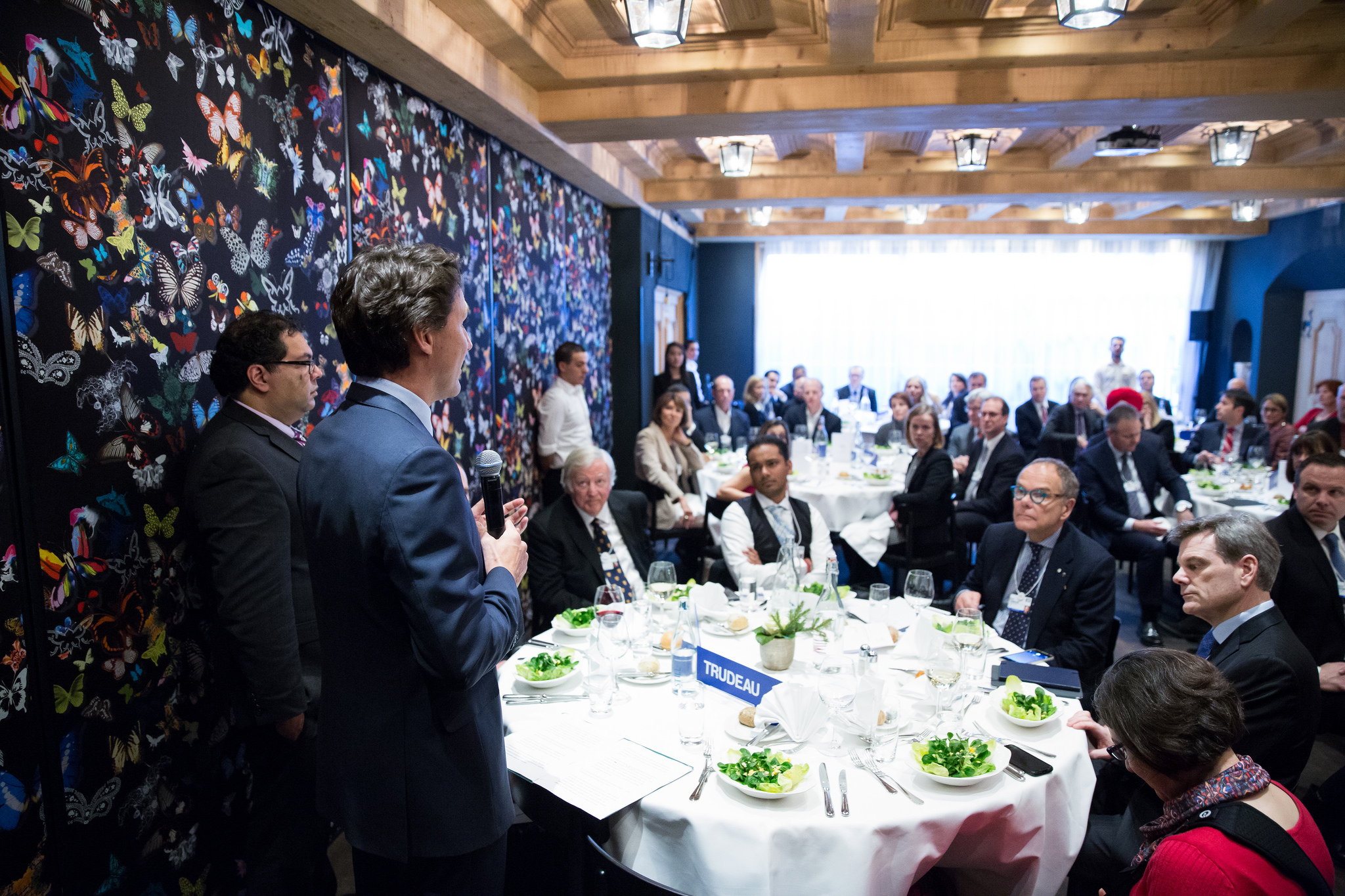 Prime Minister Justin Trudeau attends the World Economic Forum (WEF) in ...