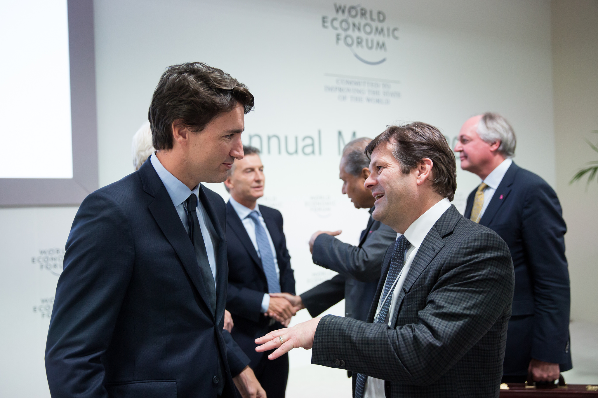 Prime Minister Justin Trudeau attends the World Economic Forum (WEF) in ...