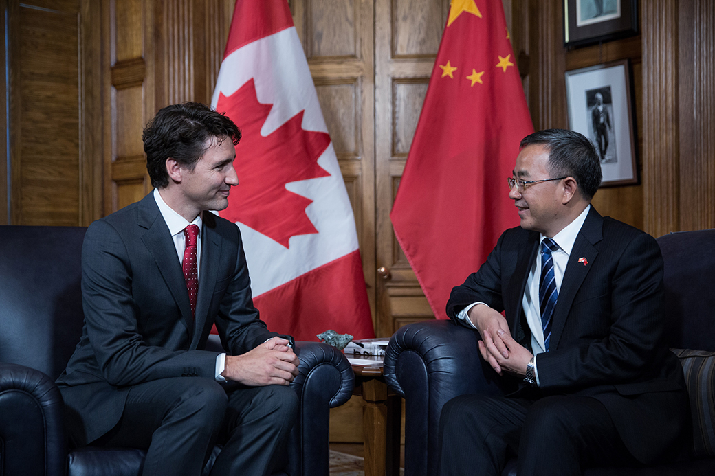Prime Minister Justin Trudeau meets with Mr. Hu Chunhua, Politburo ...