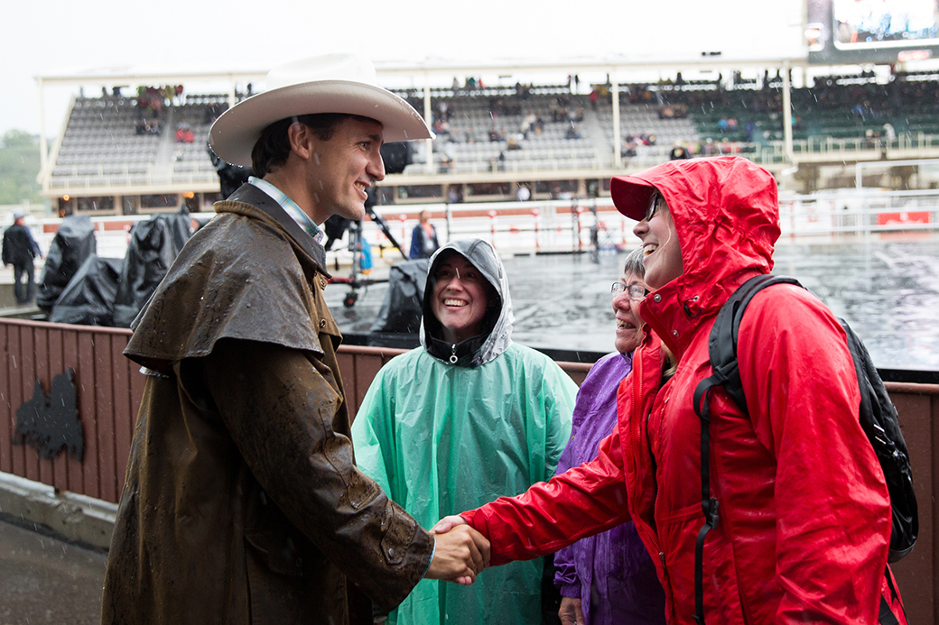 Prime Minister Justin Trudeau attends the 2016 Calgary Stampede