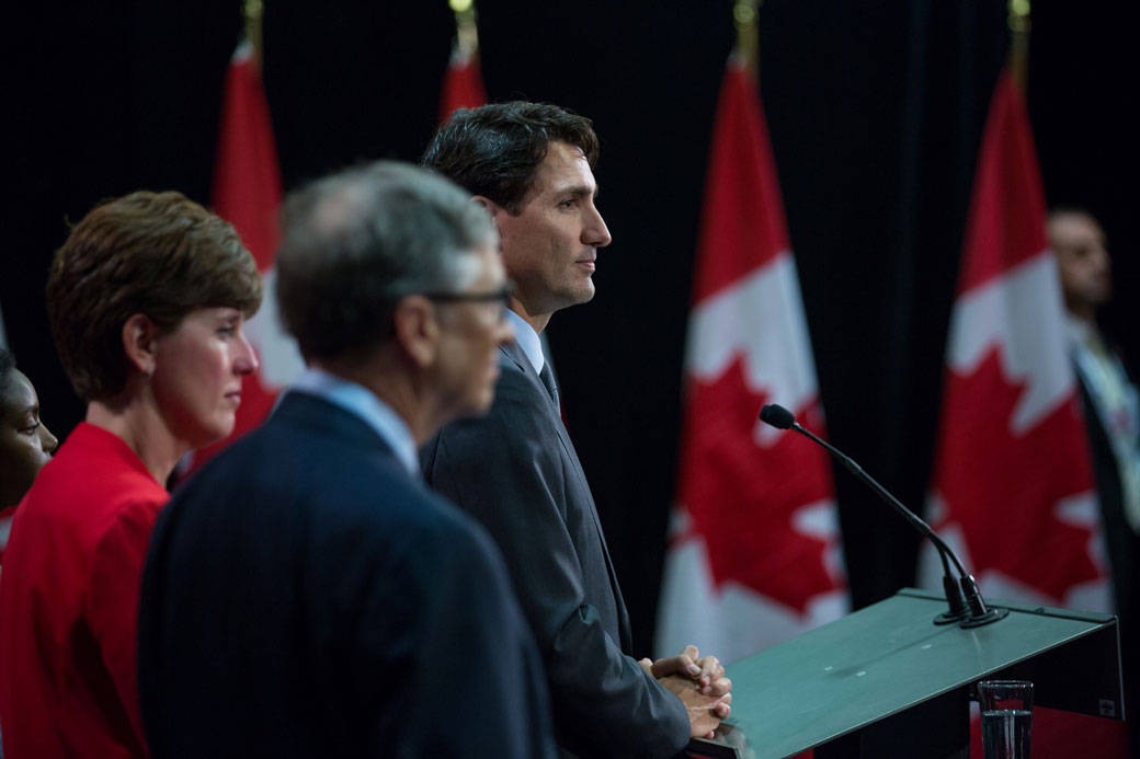 Prime Minister Justin Trudeau participates in the Global Fund ...