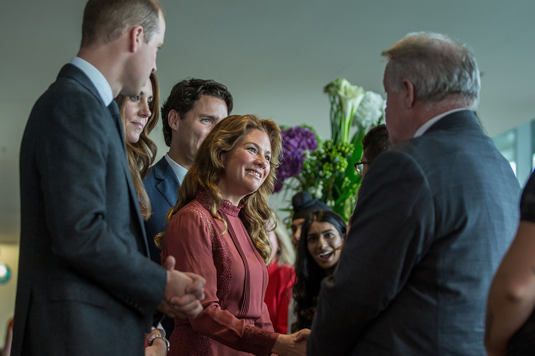 Prime Minister Trudeau, Mrs. Grégoire Trudeau and Their Royal ...