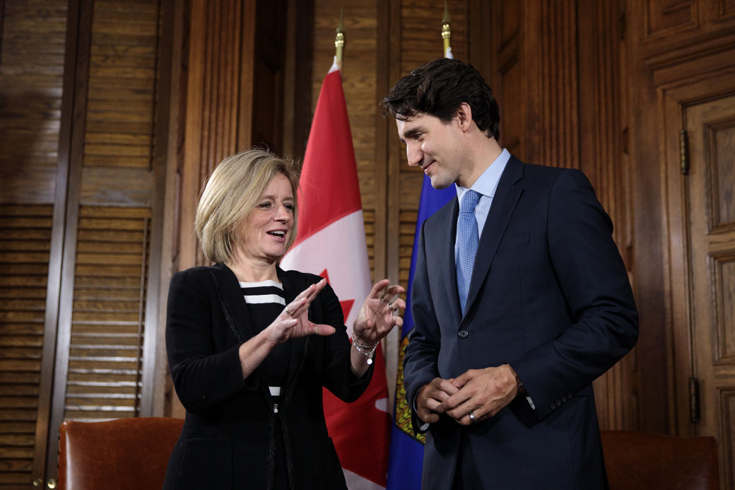 Prime Minister Justin Trudeau meets with Alberta premier Rachel Notley ...