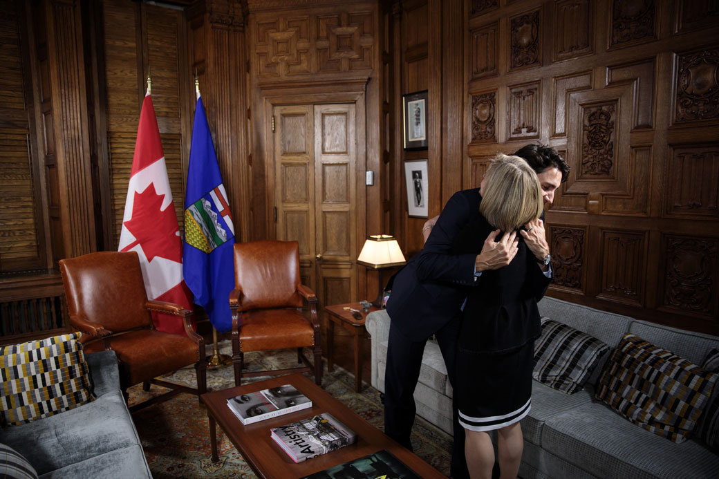 Prime Minister Justin Trudeau meets with Alberta premier Rachel Notley ...